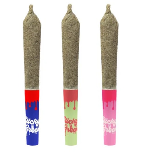 TASTY TRIO KIEF COATED INFUSED PRE-ROLLS | Sticky Greens ...