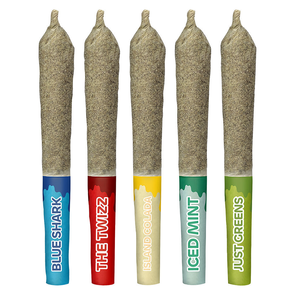 FIVE OF DIAMONDS | Sticky Greens Diamond Infused 5x0.5g P...